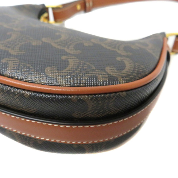 Celine | Bags | Celine Mini Ava Triomphe Handbag Brown Tan | Poshmark